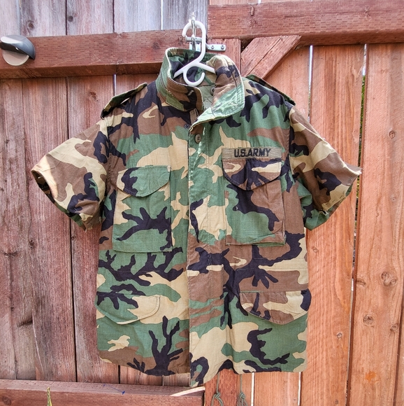 Jackets & Coats | Custom Us Army Shirt Jacket | Poshmark